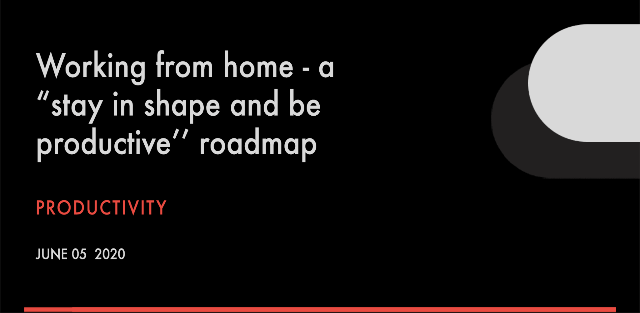 Working from home - a ‘’stay in shape and be productive’’ roadmap - Pobuca